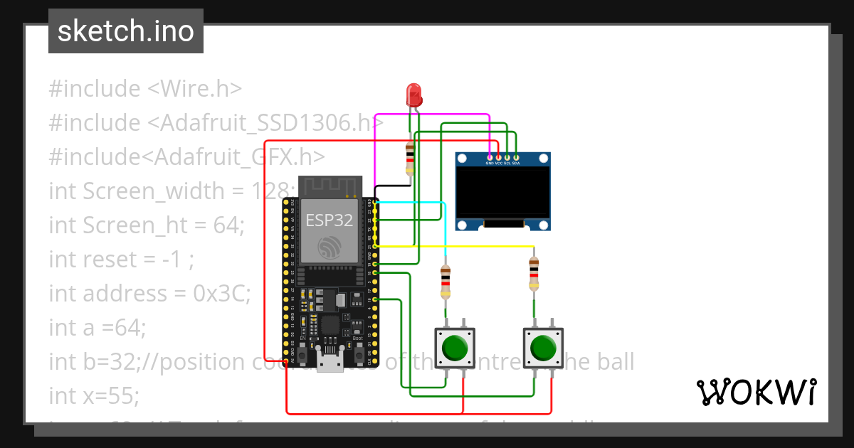 ping pong session Copy - Wokwi ESP32, STM32, Arduino Simulator