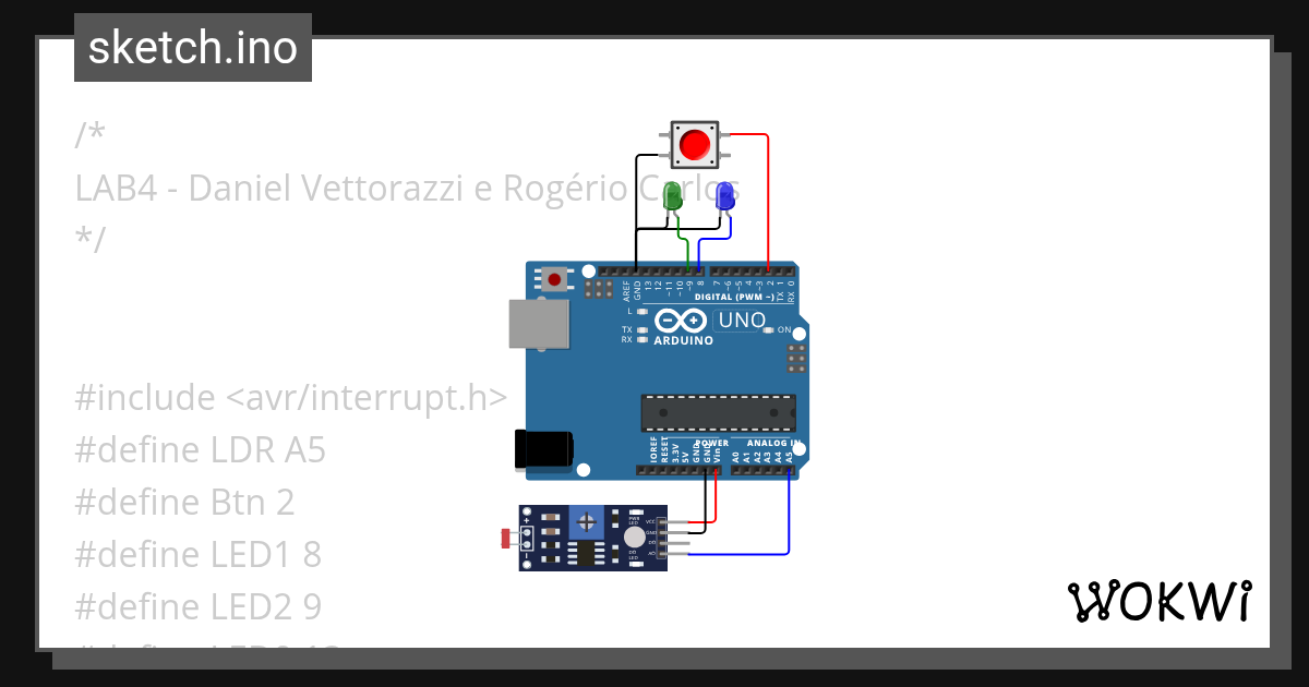 Lab 4 - Wokwi ESP32, STM32, Arduino Simulator