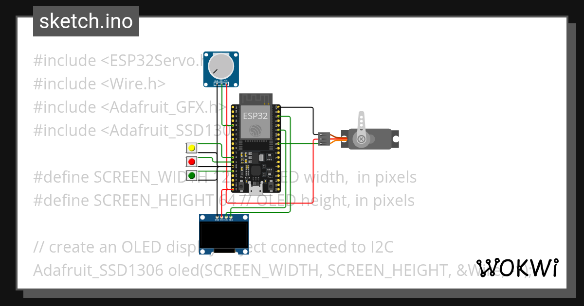 SERVO - Wokwi ESP32, STM32, Arduino Simulator