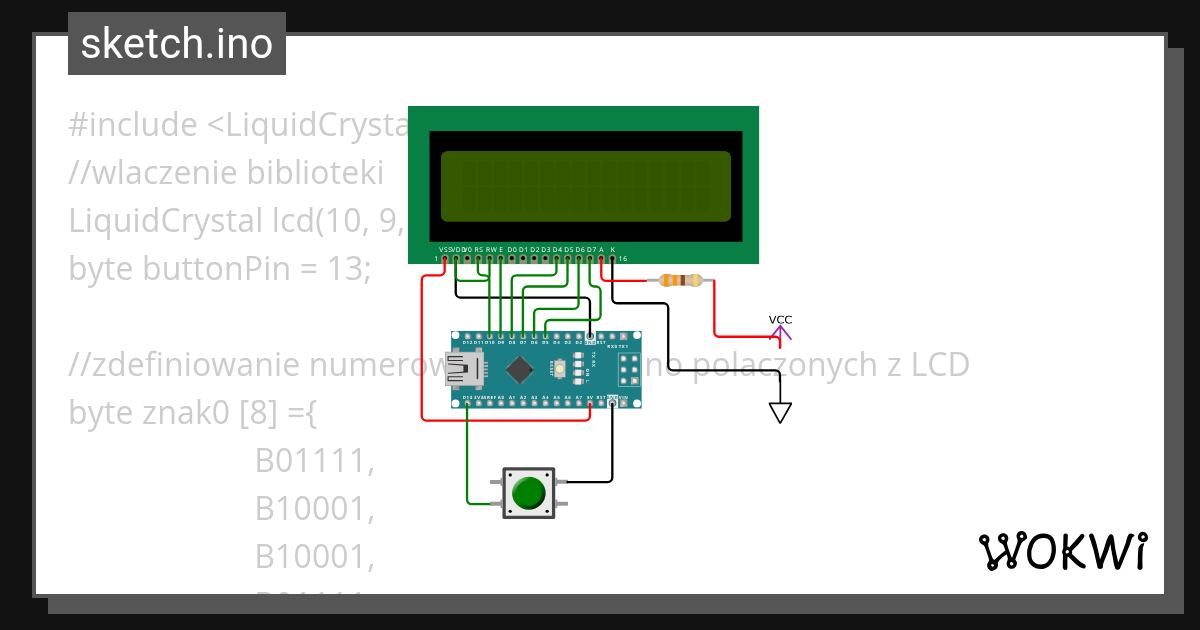 wyswietlacz - Wokwi ESP32, STM32, Arduino Simulator