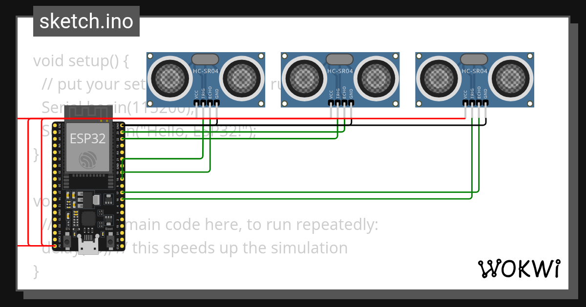 Schematic Kelompok 1 - Wokwi ESP32, STM32, Arduino Simulator