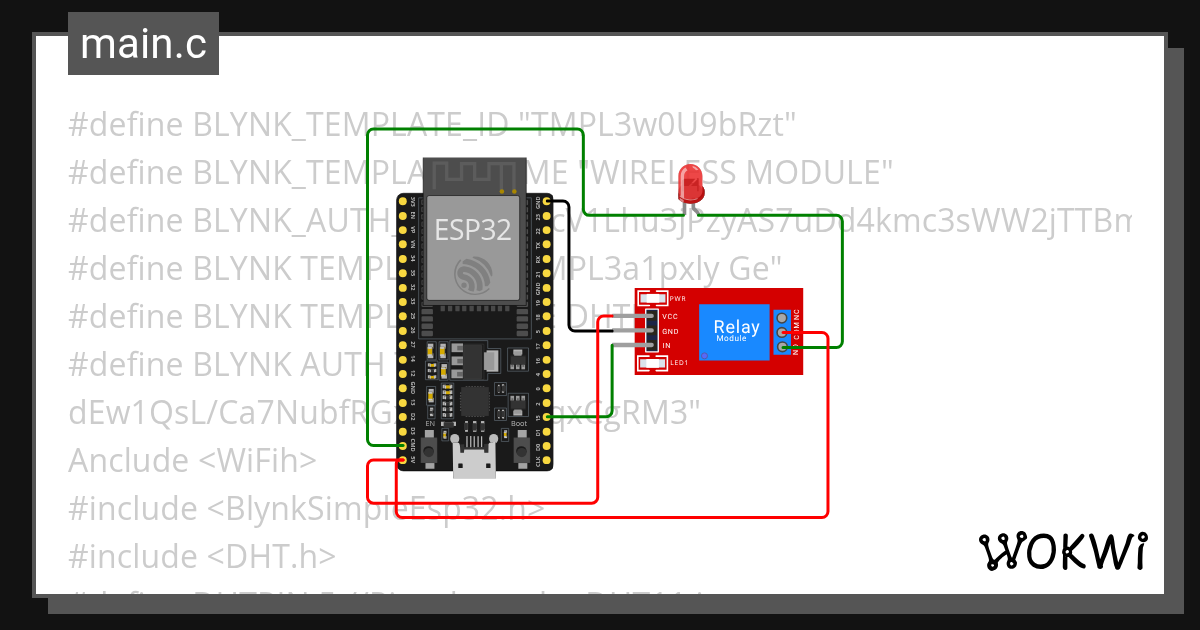 WIRELESS MODULE - Wokwi ESP32, STM32, Arduino Simulator