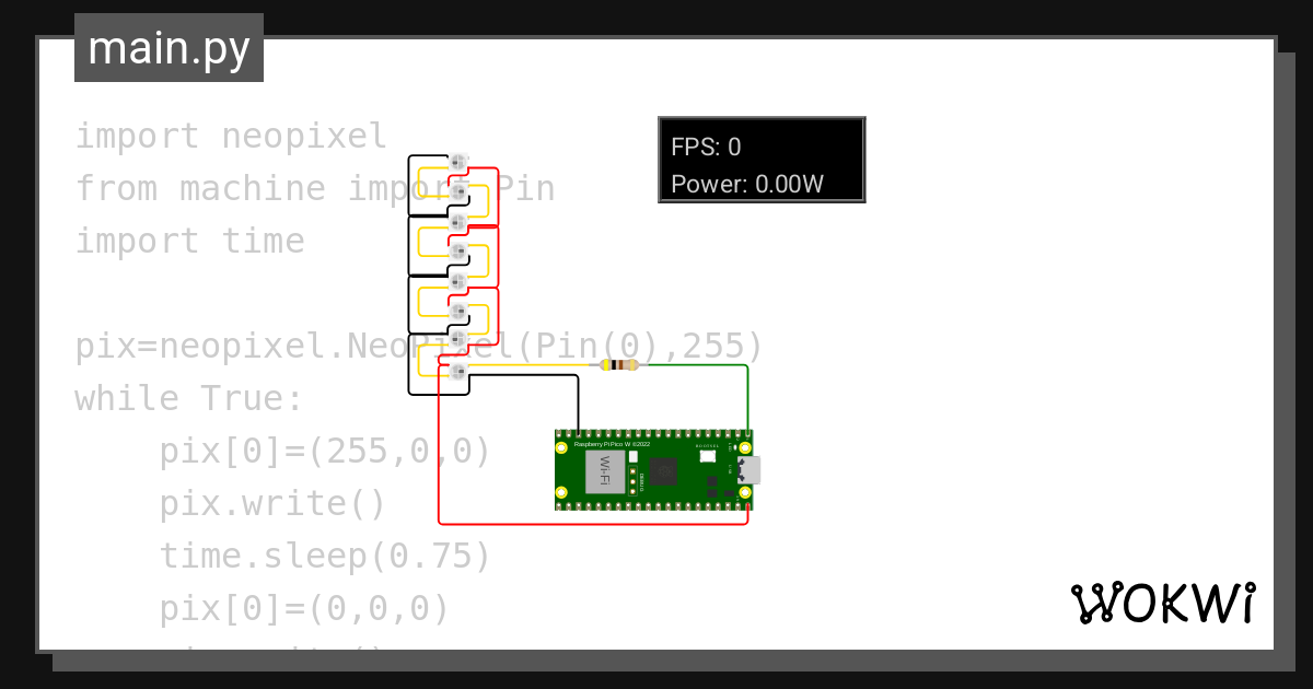 Neopixel Copy Wokwi Esp32 Stm32 Arduino Simulator 9467
