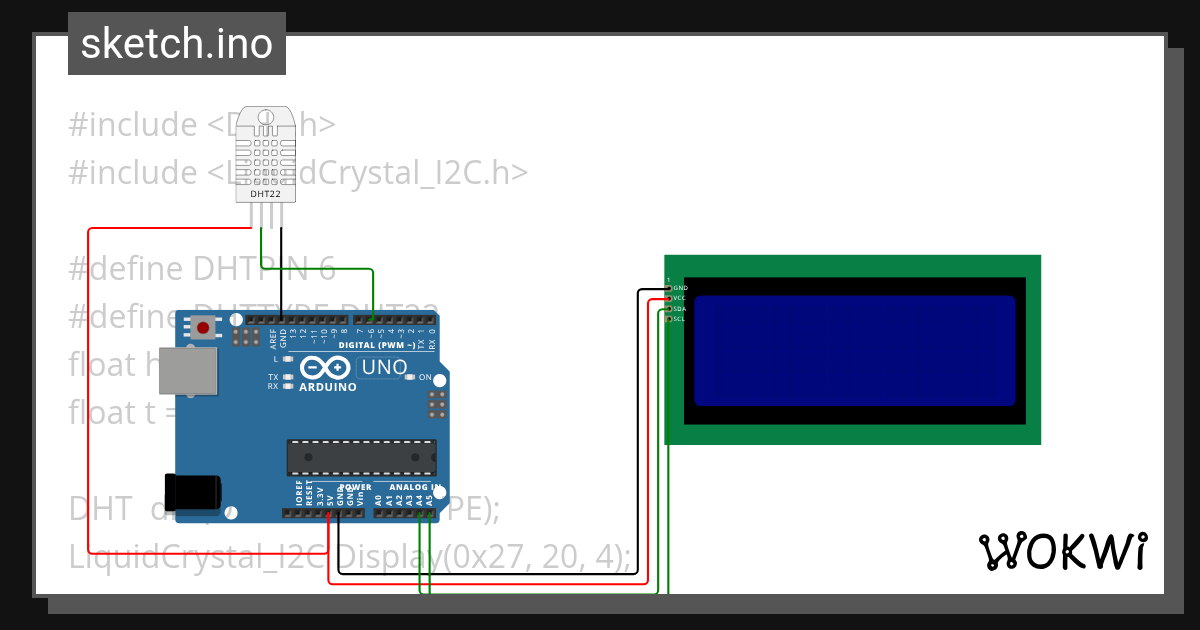 luftfeuchtigkeit u temp Copy (2) - Wokwi ESP32, STM32, Arduino Simulator