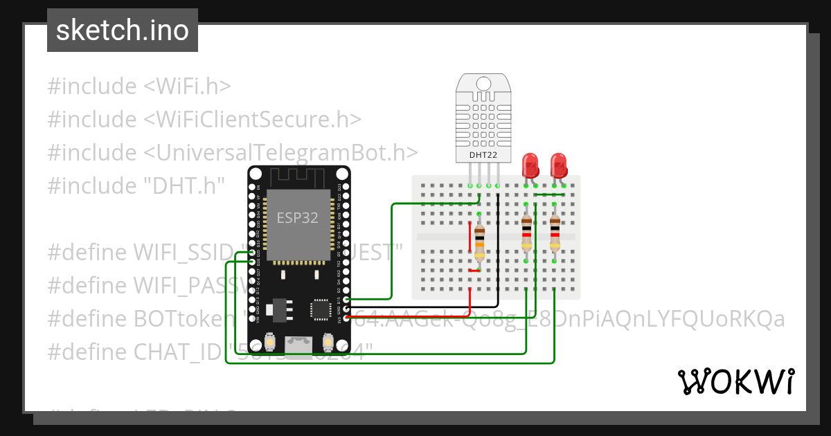 Telegram Copia mat - Wokwi ESP32, STM32, Arduino Simulator