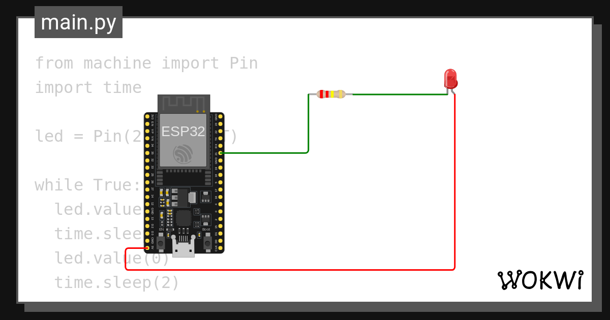 Luis Torres Ejercicio 1 Wokwi Esp32 Stm32 Arduino Simulator
