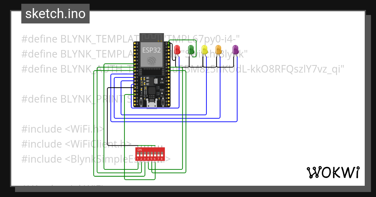 Proyek pushbutton led blynk ok - Wokwi ESP32, STM32, Arduino Simulator