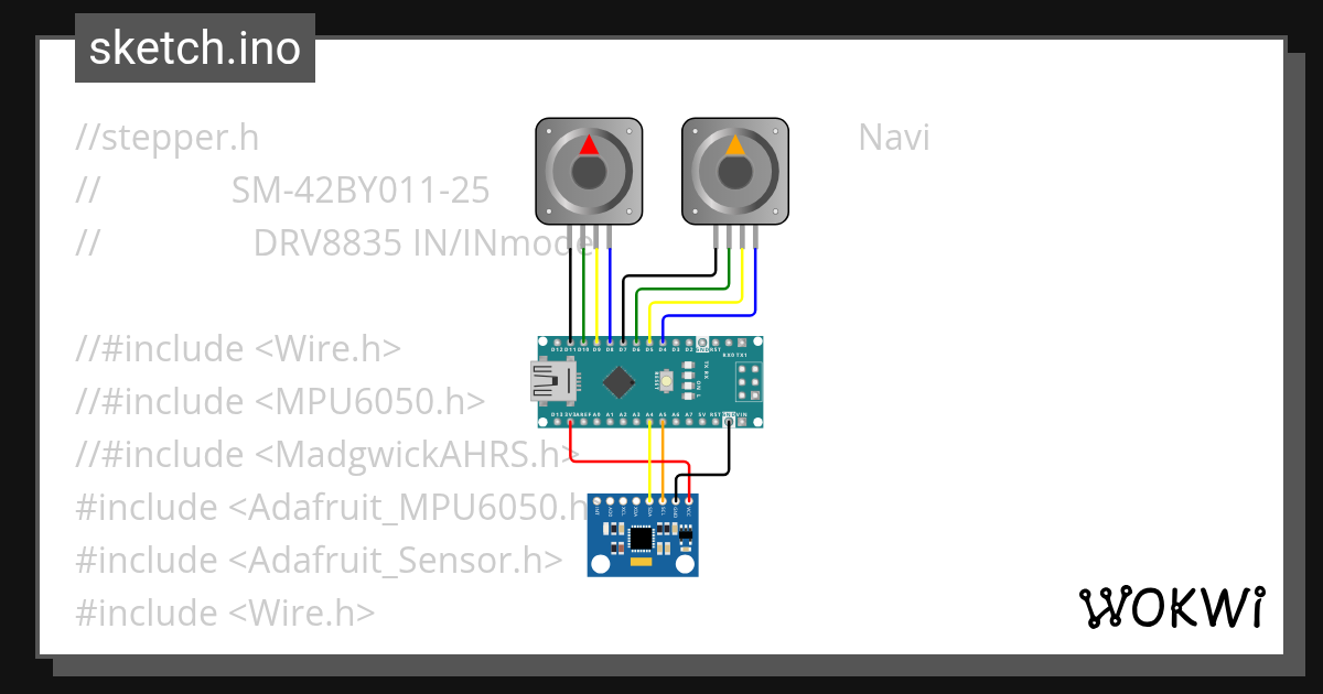 stepper motor - Wokwi ESP32, STM32, Arduino Simulator