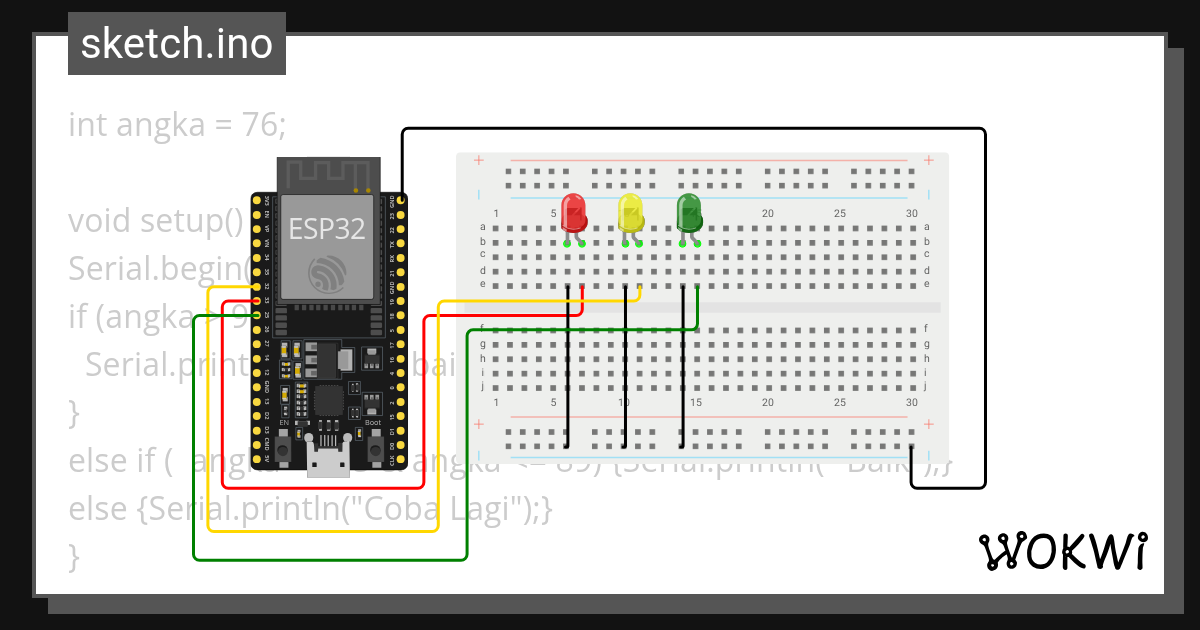 EKHY HERYANA TUGAS 2 - Wokwi ESP32, STM32, Arduino Simulator