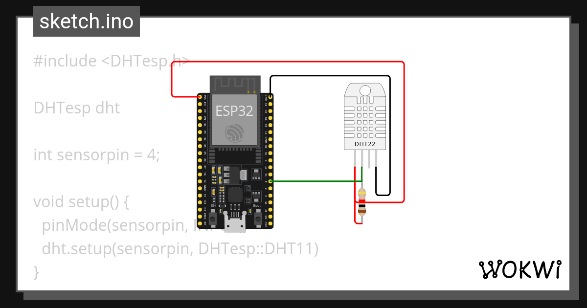 Temperature - Wokwi ESP32, STM32, Arduino Simulator