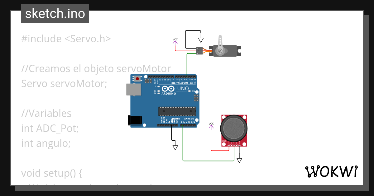 Joystick Y Servo Wokwi Esp32 Stm32 Arduino Simulator 1904