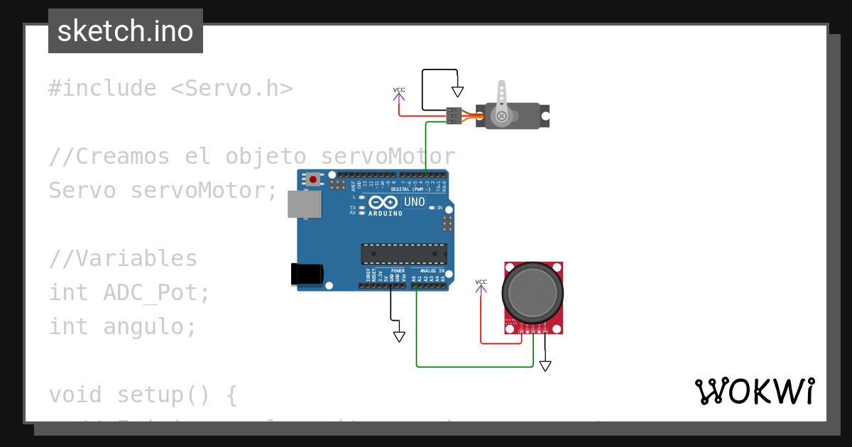 Joystick Y Servo Copy2 Wokwi Esp32 Stm32 Arduino Simulator