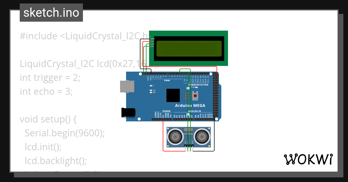 Testlcdandultra Wokwi Esp32 Stm32 Arduino Simulator 5097