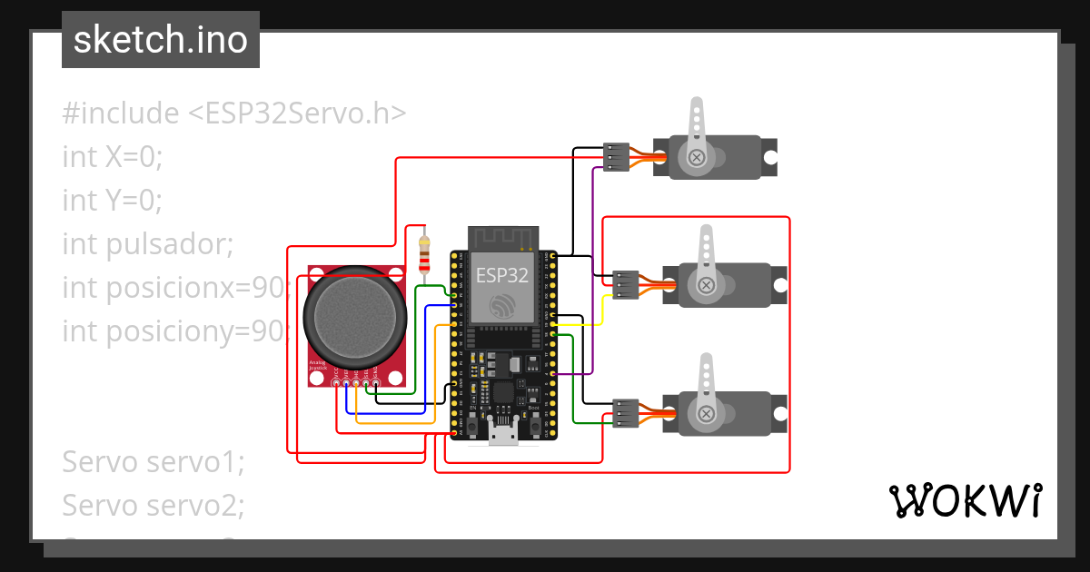 Robot Ballesta Copy Wokwi Esp32 Stm32 Arduino Simulator 1309