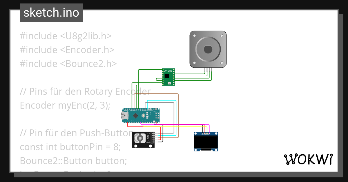 Rotary_Encoder - Wokwi ESP32, STM32, Arduino Simulator