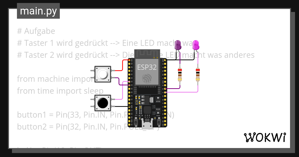 A Tale of Two Lights - Wokwi ESP32, STM32, Arduino Simulator