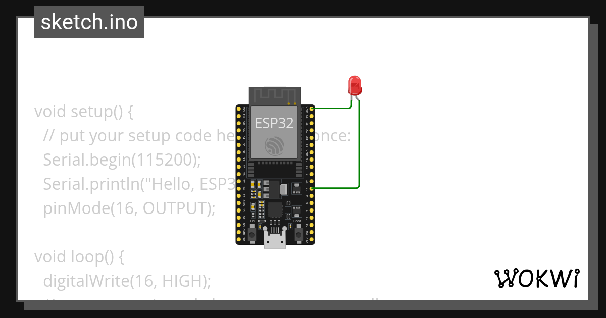 bulb - Wokwi ESP32, STM32, Arduino Simulator