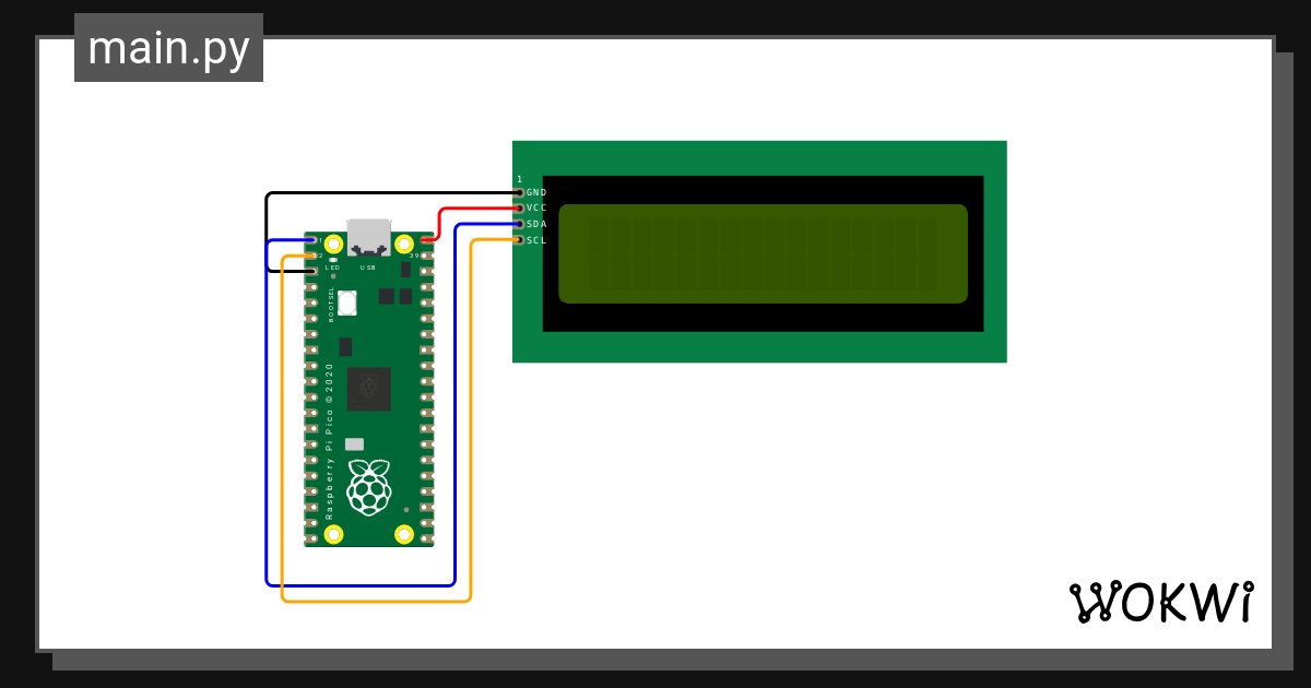 Interfacing Lcd With Micropython Wokwi Esp32 Stm32 Arduino Simulator 4407