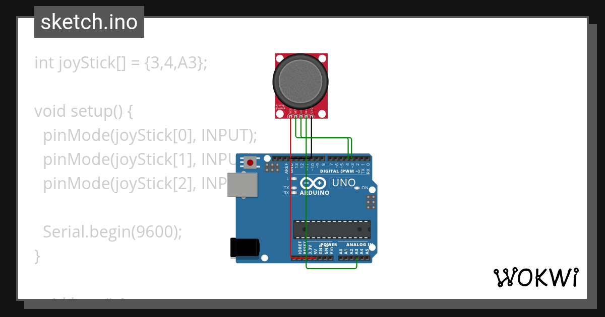 Project Joystick Wokwi Esp32 Stm32 Arduino Simulator 
