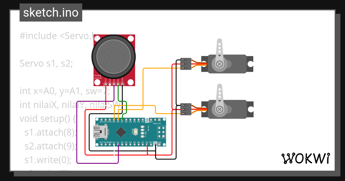 Joystick - Wokwi ESP32, STM32, Arduino Simulator
