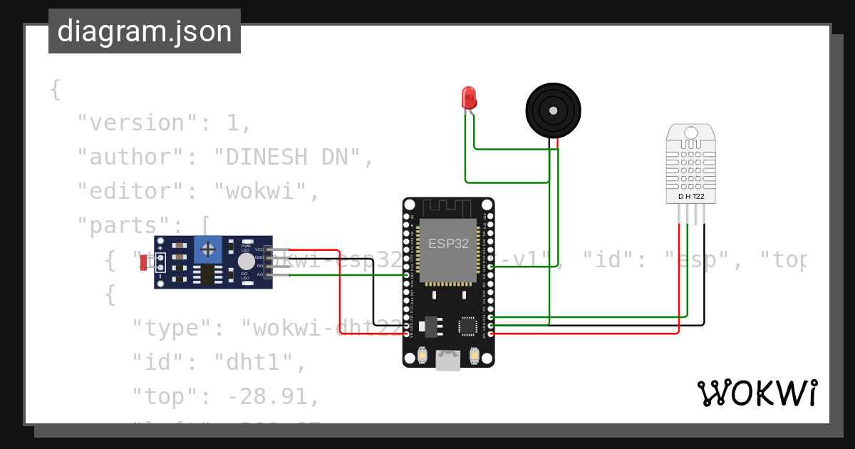 Fire Sensor Araram Python Wokwi Esp32 Stm32 Arduino Simulator 4729