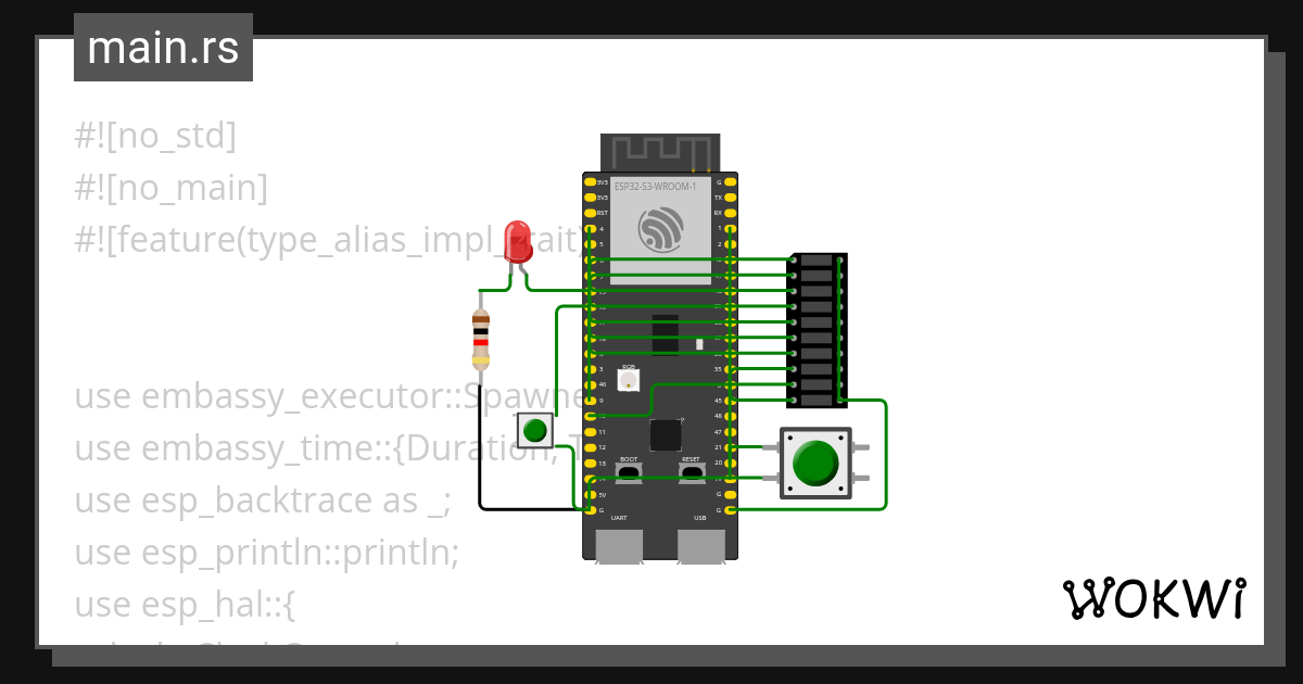 embassy 2 - Wokwi ESP32, STM32, Arduino Simulator