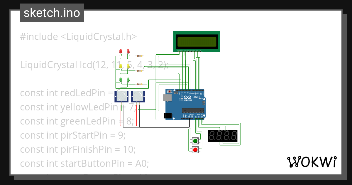 DRAG TOLL - Wokwi ESP32, STM32, Arduino Simulator