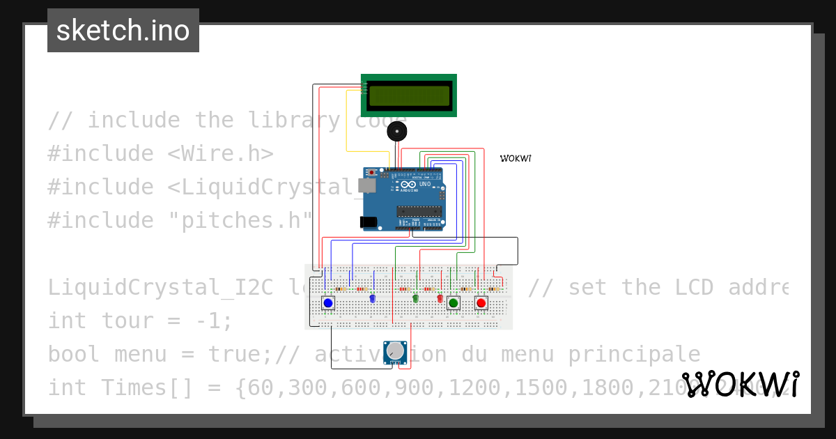 Chess Clock Wokwi Esp32 Stm32 Arduino Simulator