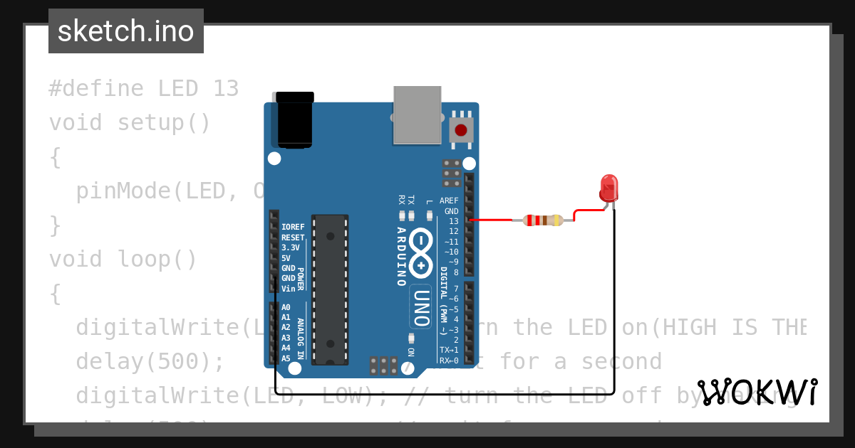 ใบงานที่ 4 1 การทดสอบบอร์ดเบื้องต้น Wokwi Esp32 Stm32 Arduino Simulator