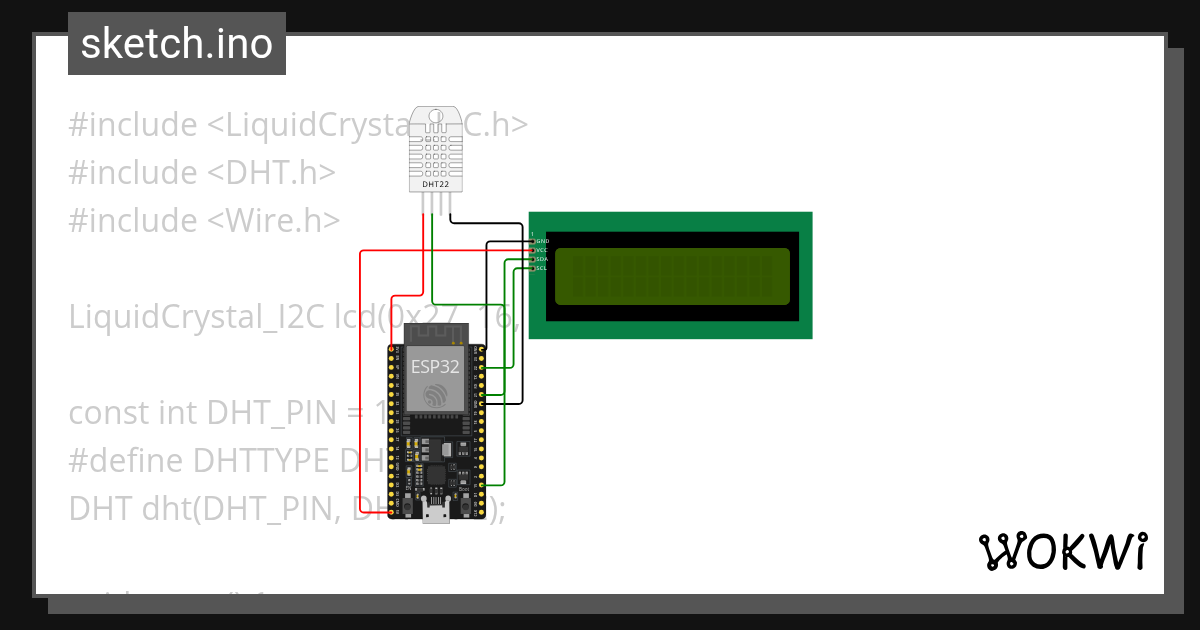 Lcd With Dht Wokwi Esp32 Stm32 Arduino Simulator 2428