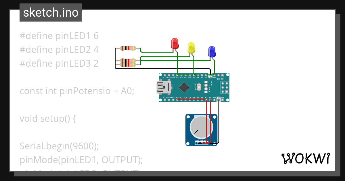 tugas 2 - Wokwi ESP32, STM32, Arduino Simulator tugas 2 - Wokwi ESP32, STM32, Arduino Simulator