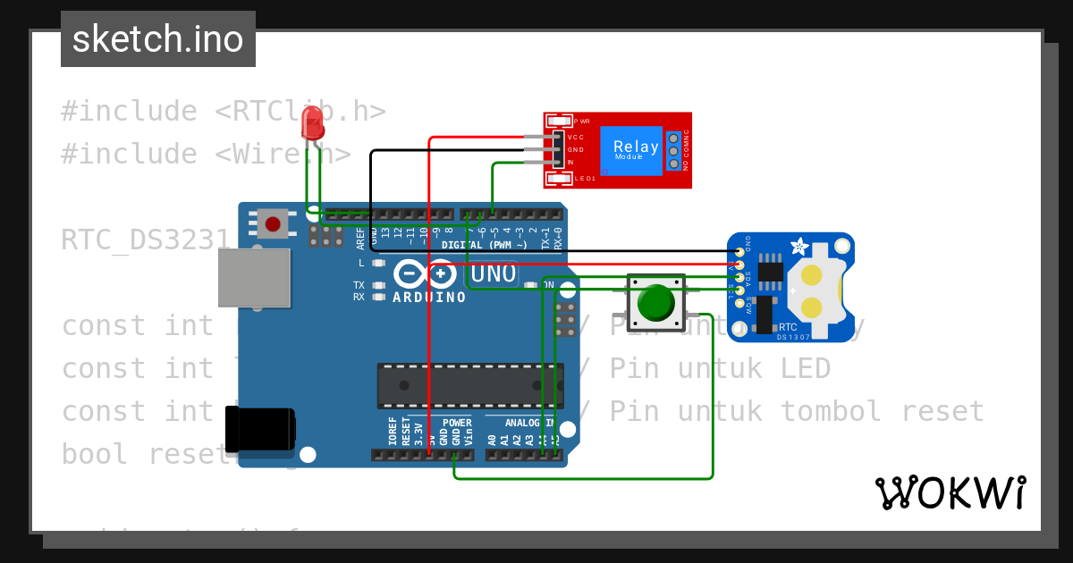Timmer Pompa Air Wokwi Esp32 Stm32 Arduino Simulator 2543