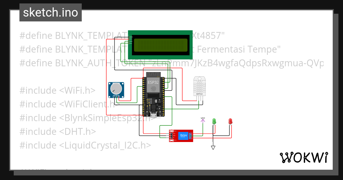 Dede Sunarwan_21552011318_Praktikum Smart Fermentai Tempe_Pert 13 - Wokwi ESP32, STM32, Arduino ...