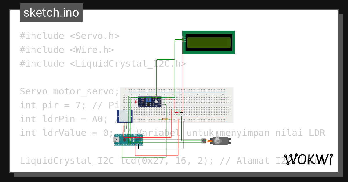 Sensor Pirservoldr 2 Wokwi Esp32 Stm32 Arduino Simulator 7584