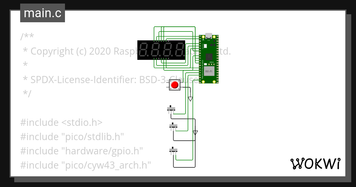 cronometro Copy - Wokwi ESP32, STM32, Arduino Simulator
