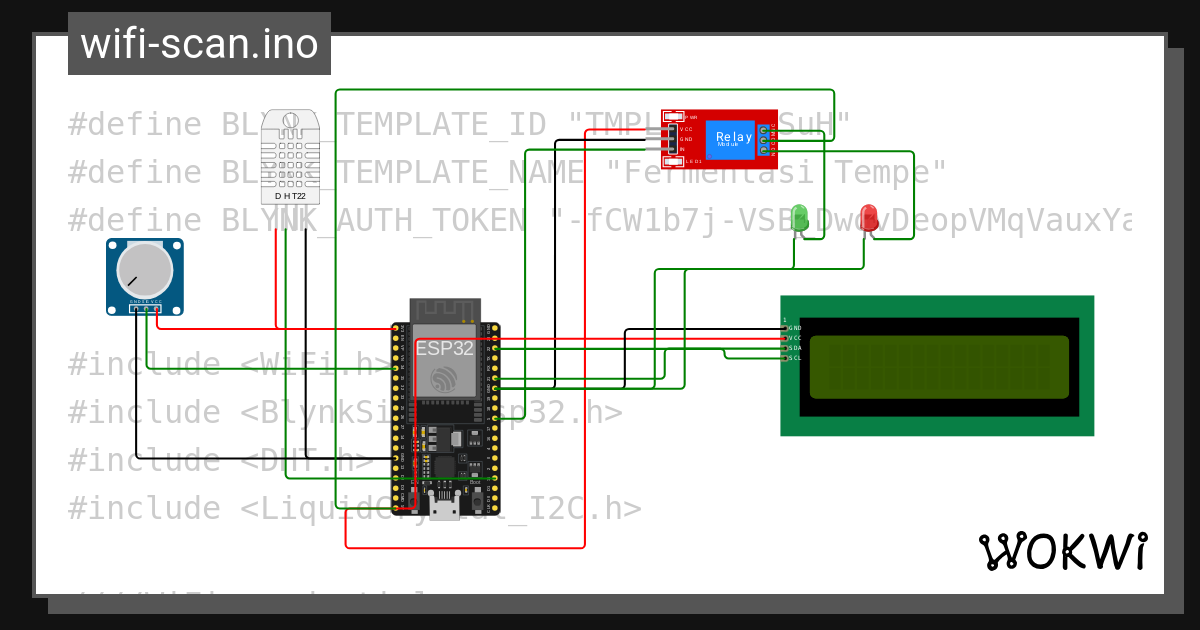 Fermentasi Tempe New Wokwi Esp32 Stm32 Arduino Simulator