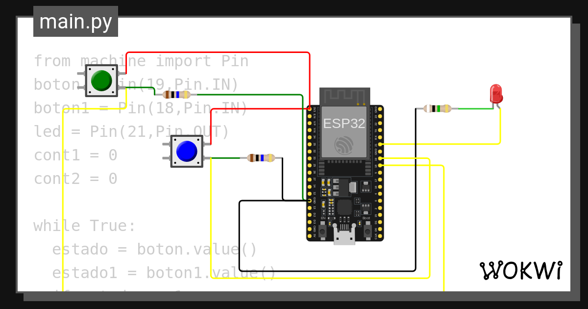 Prueba Wokwi Esp32 Stm32 Arduino Simulator 5096