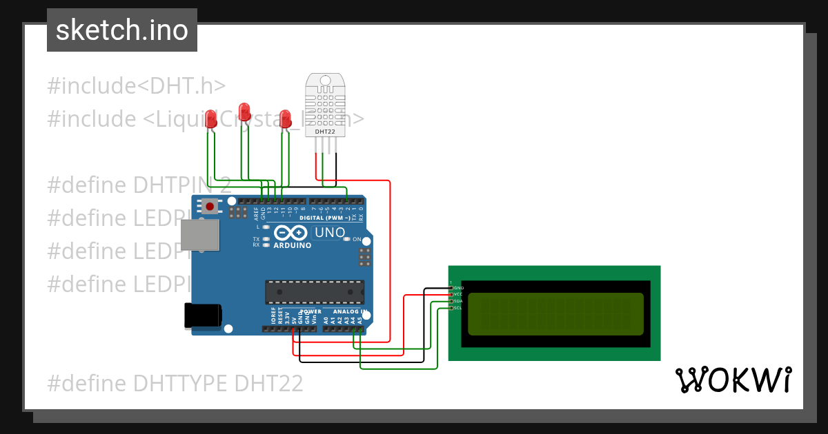 Lcd Dht Wokwi Esp32 Stm32 Arduino Simulator