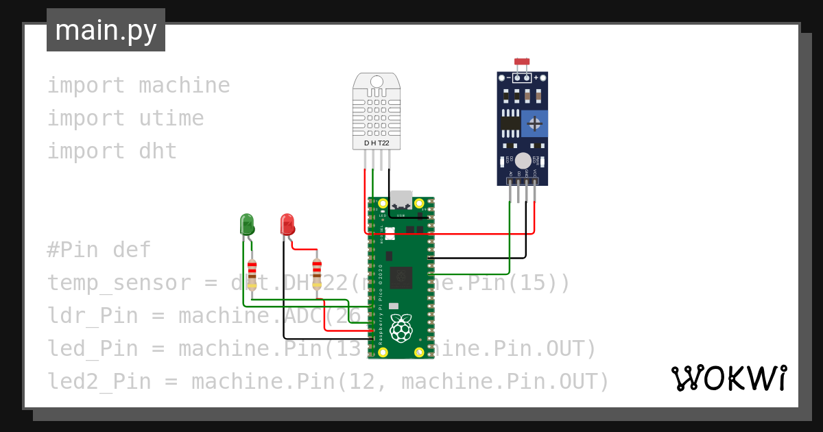 Ldr And Dth Wokwi Esp32 Stm32 Arduino Simulator 0561