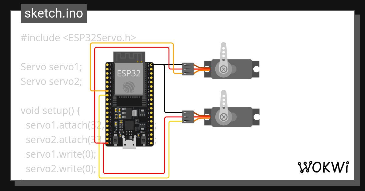 servo - Wokwi ESP32, STM32, Arduino Simulator