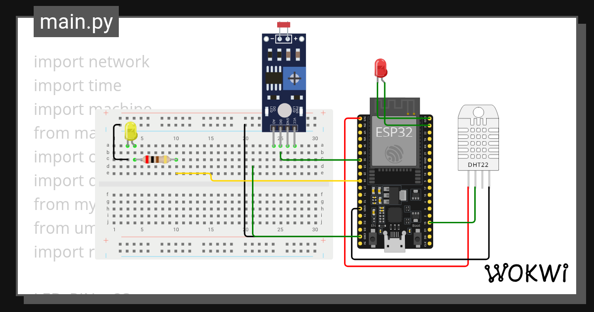 Smarthome Iot Wokwi Esp32 Stm32 Arduino Simulator 