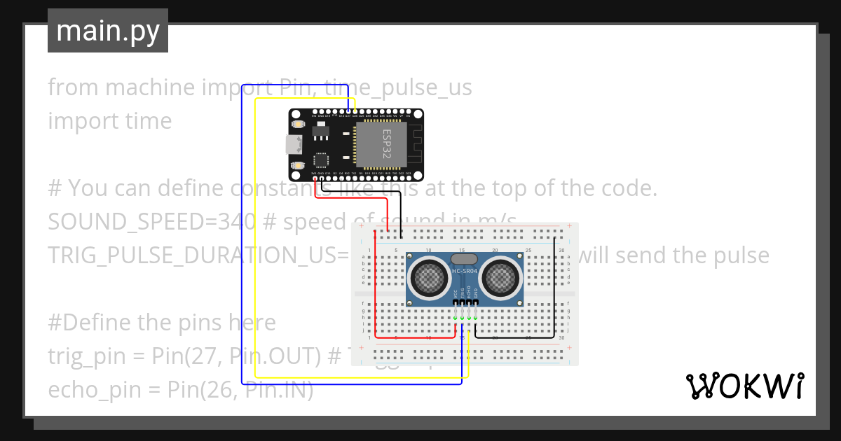PIR Sensor - Wokwi ESP32, STM32, Arduino Simulator