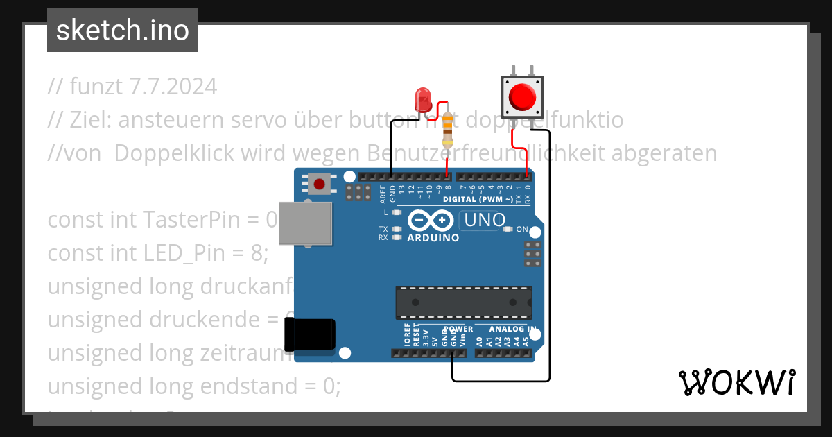 4 Taster doppelfunktion Copy - Wokwi ESP32, STM32, Arduino Simulator