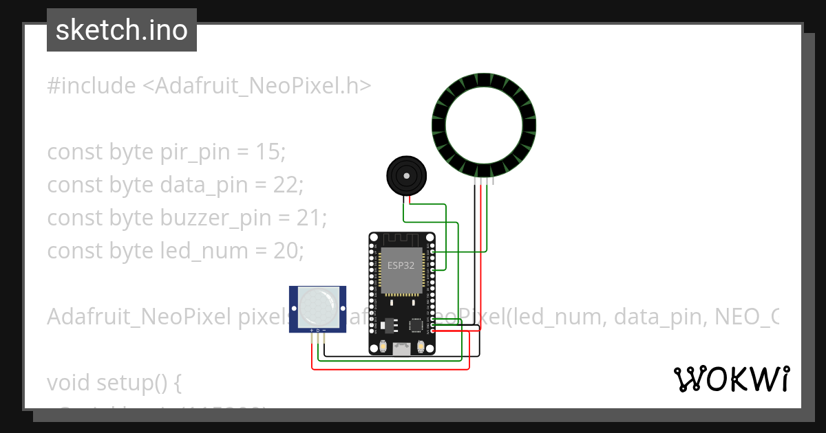 Project C262 - Wokwi ESP32, STM32, Arduino Simulator