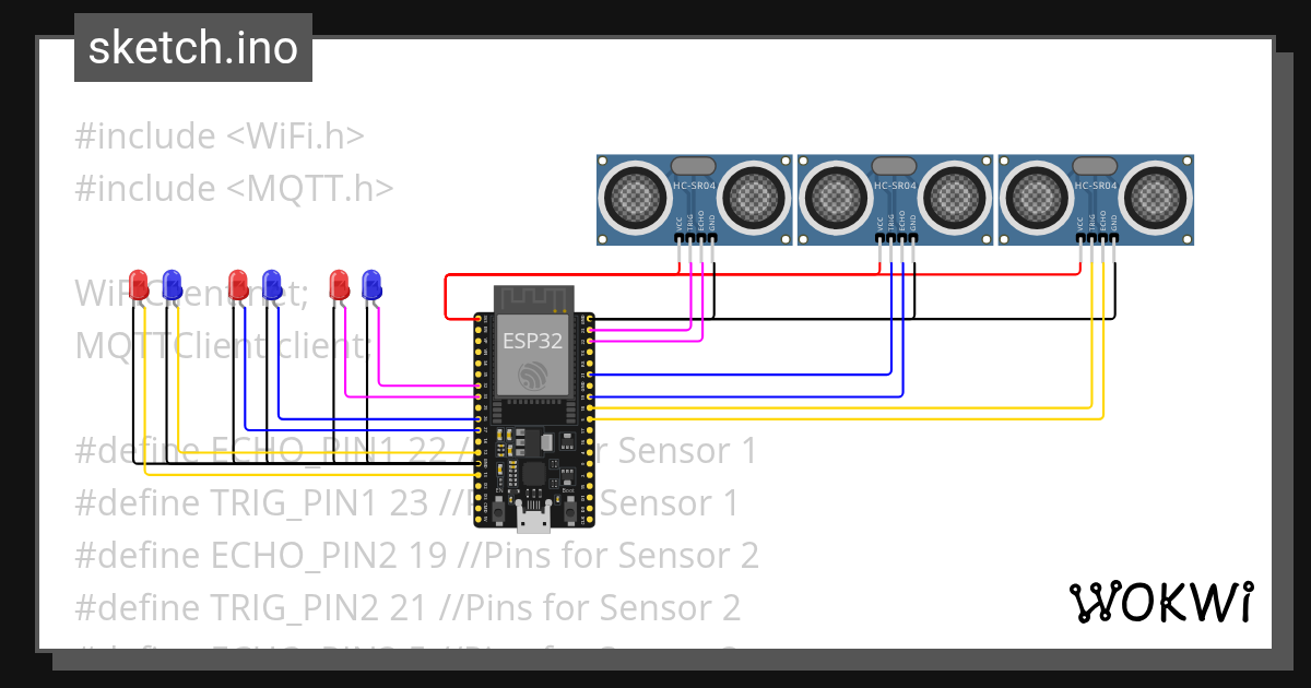 Management Parkir Wokwi Esp32 Stm32 Arduino Simulator 