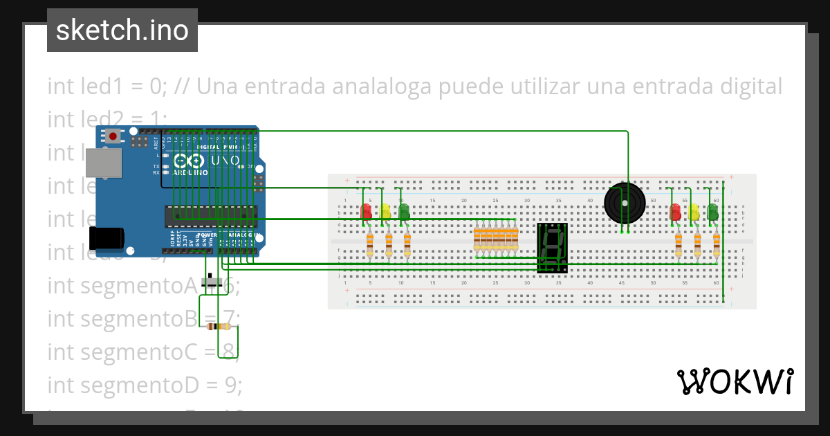 SEMAFORO - Wokwi ESP32, STM32, Arduino Simulator