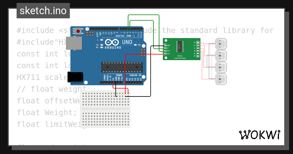 Lector Peso Uni Wokwi Esp32 Stm32 Arduino Simulator 3412