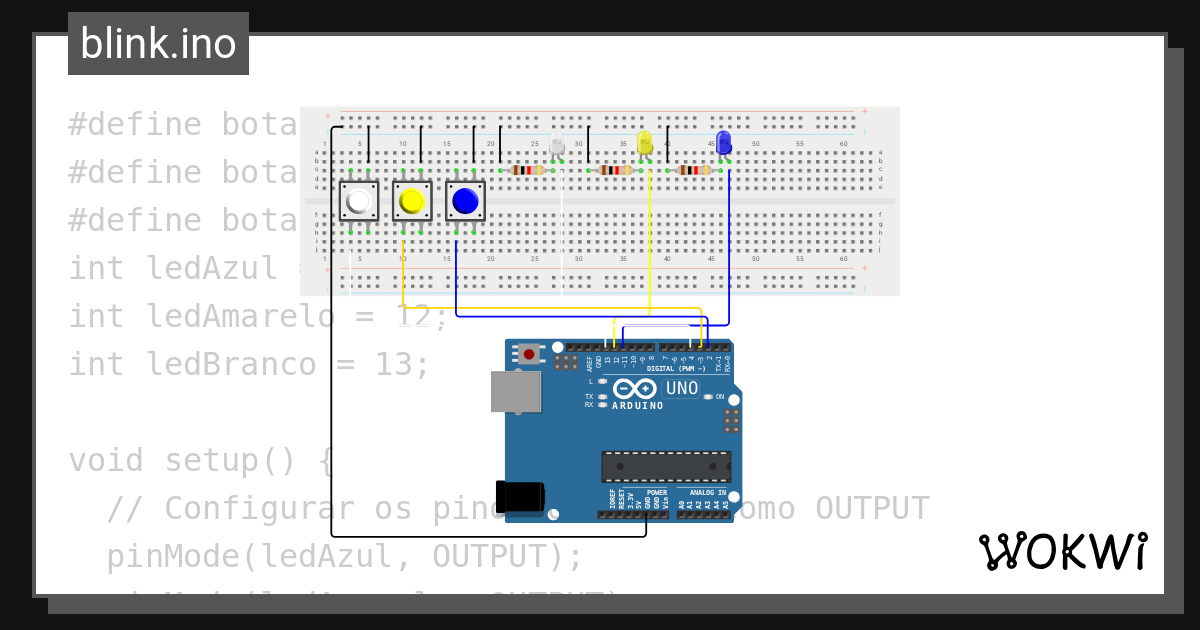 Onoff Leds Wokwi Esp32 Stm32 Arduino Simulator 9113