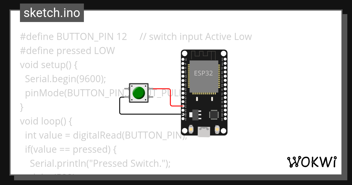 ปุ่ม2 ณัฐกิตติ์ Copy Wokwi Esp32 Stm32 Arduino Simulator 7488