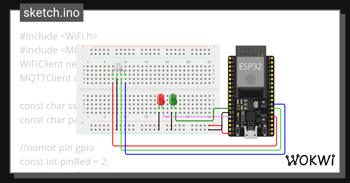 TUGAS 7 - Wokwi ESP32, STM32, Arduino Simulator